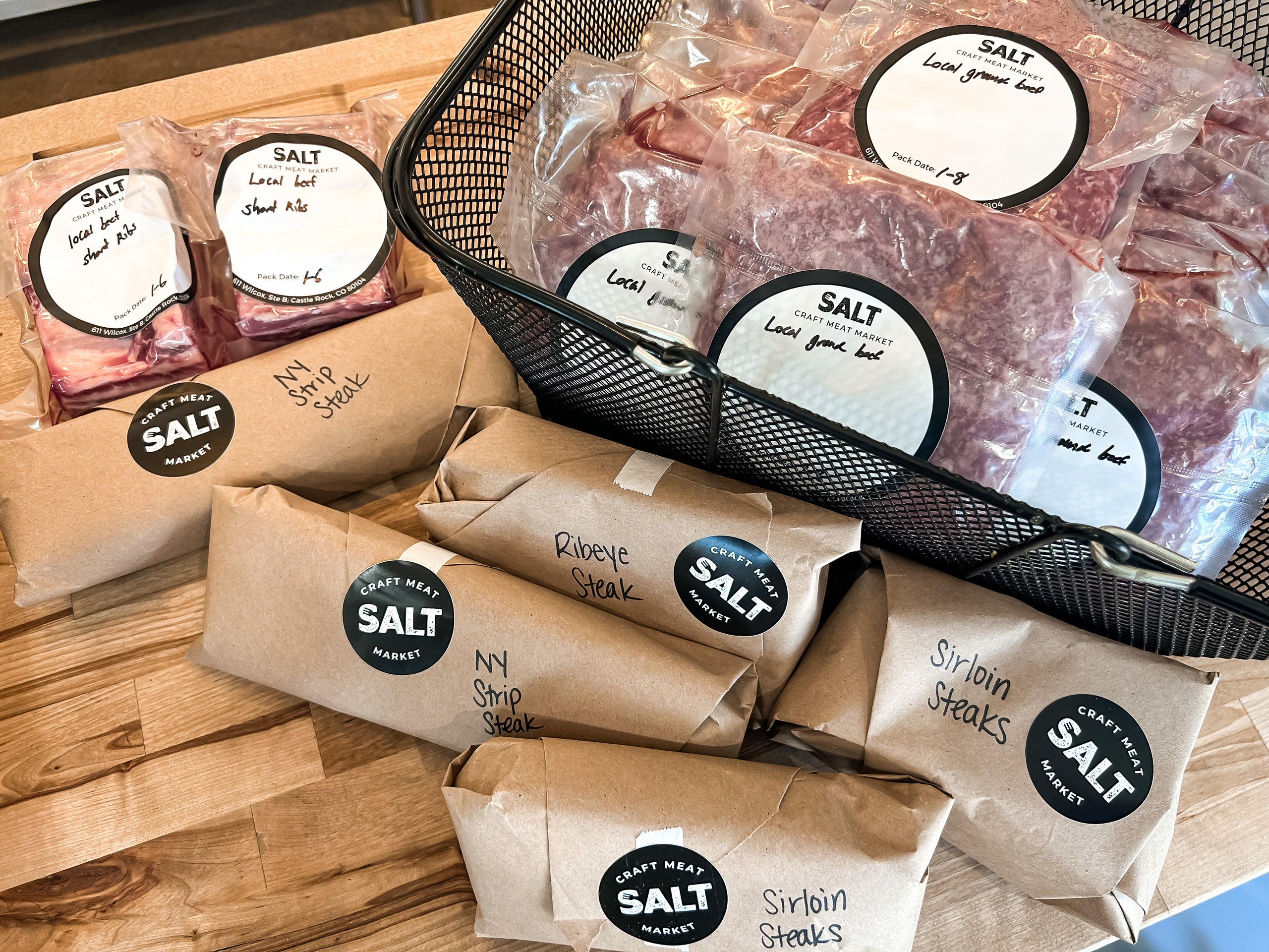 Local Beef - Family Bundle (Large - 25lbs) | SALT Craft Meat Market